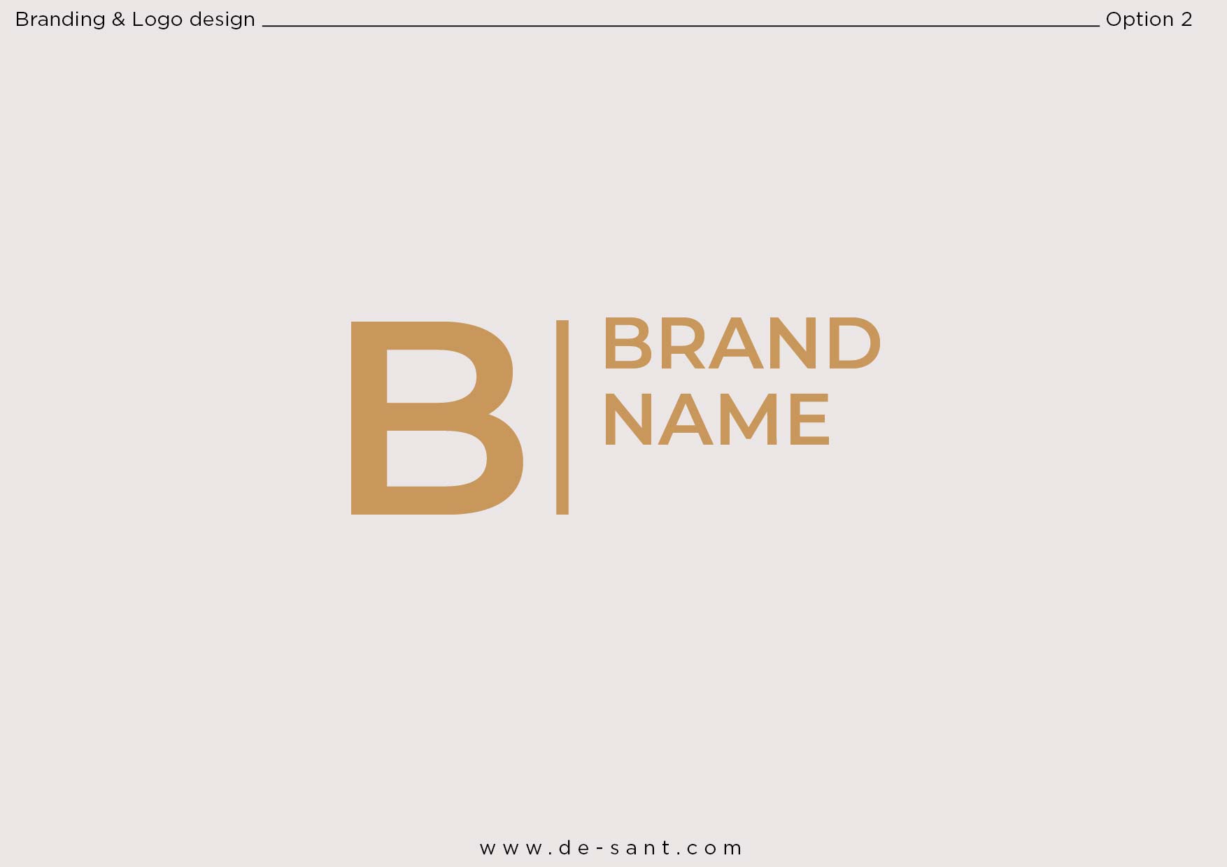 How to present Logos to Clients - De-Sant